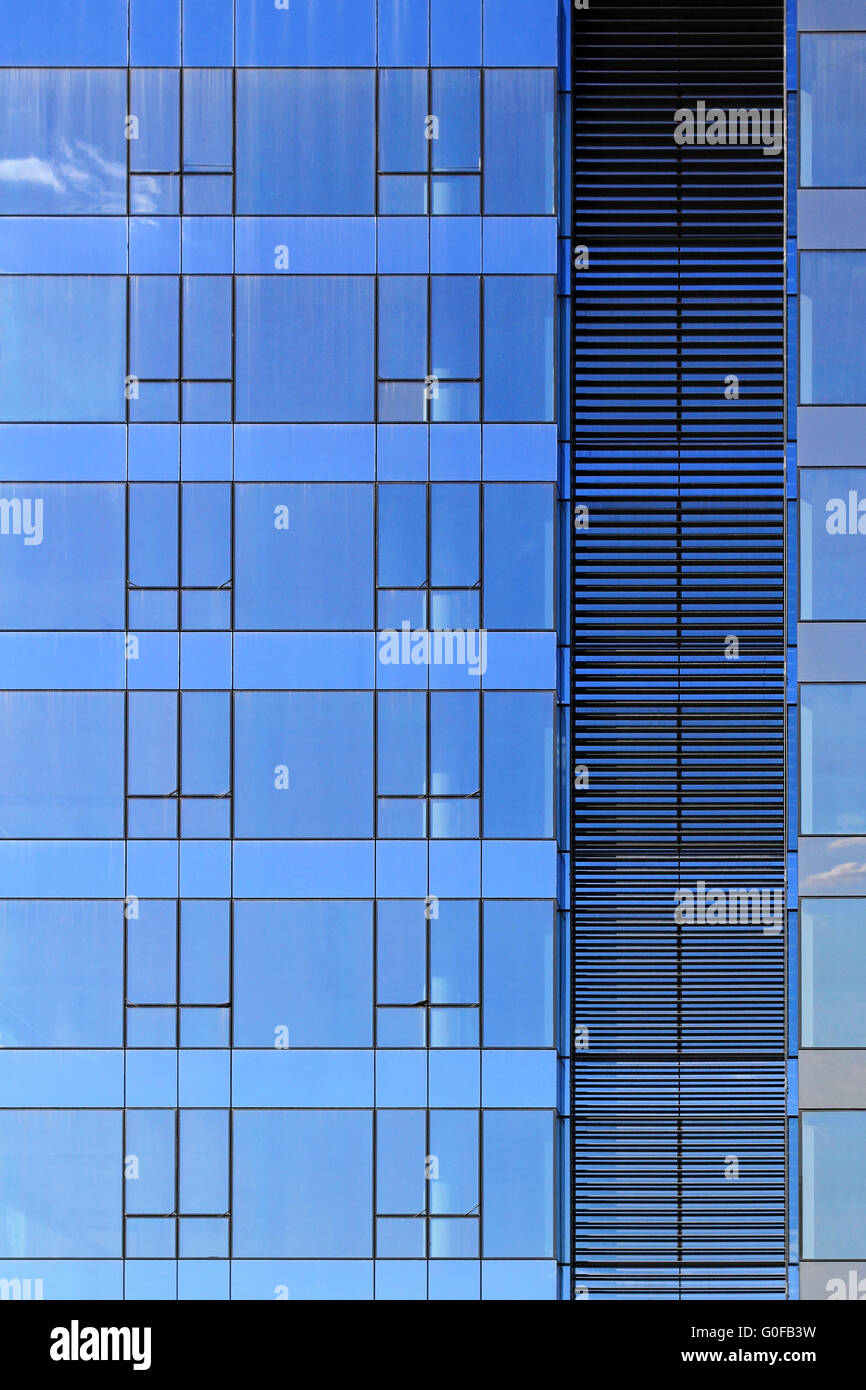 Blue Glass Building Stock Photo - Alamy
