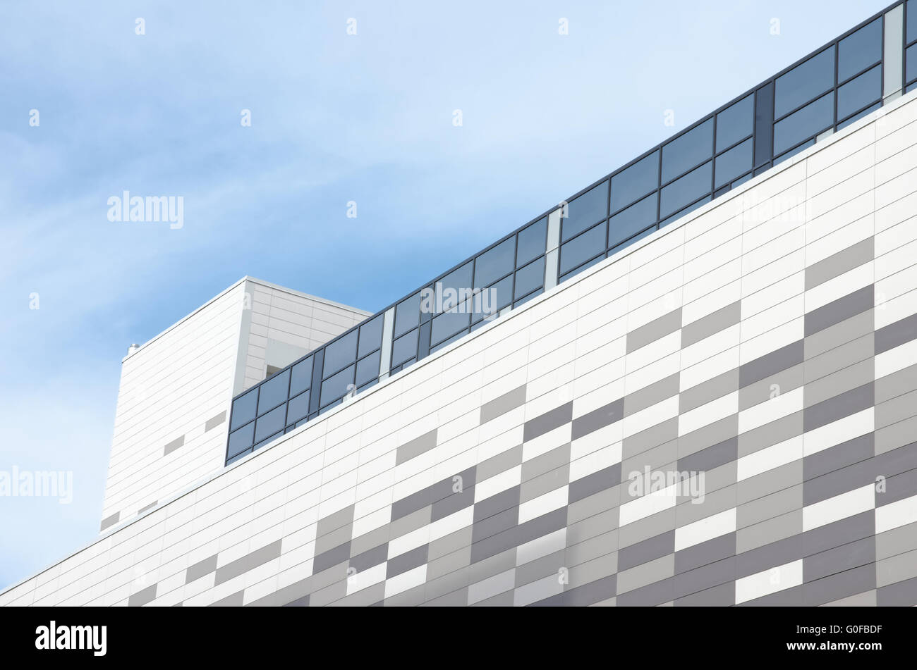 Facade of the new modern high-rise building Stock Photo - Alamy