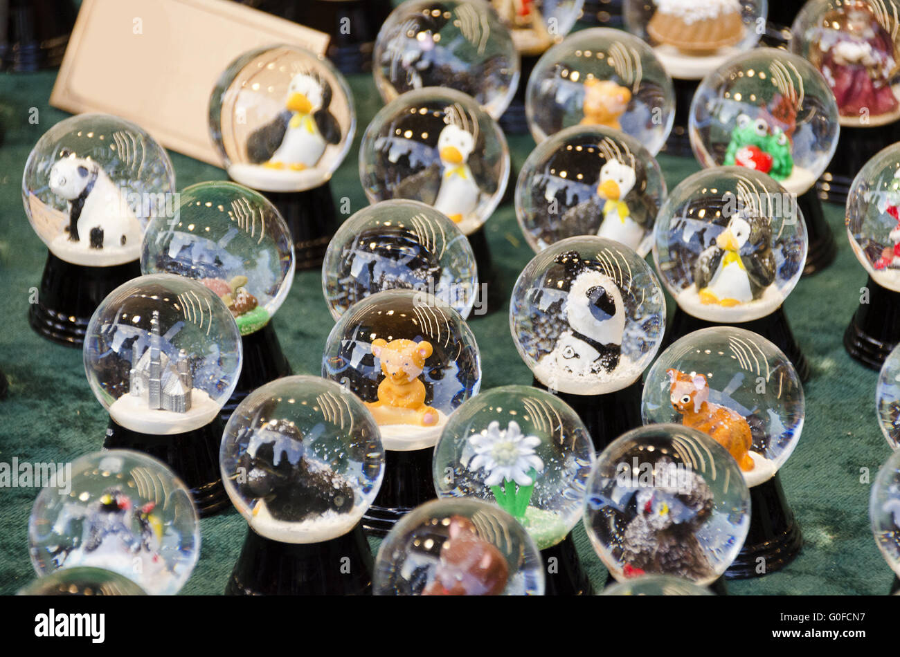 Snow Globes Christmas Market High Resolution Stock Photography and ...