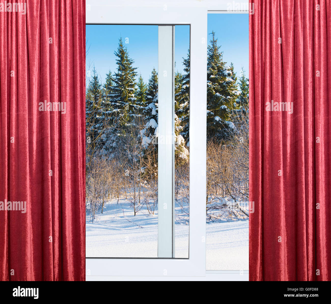 view from the window on the Stock Photo - Alamy