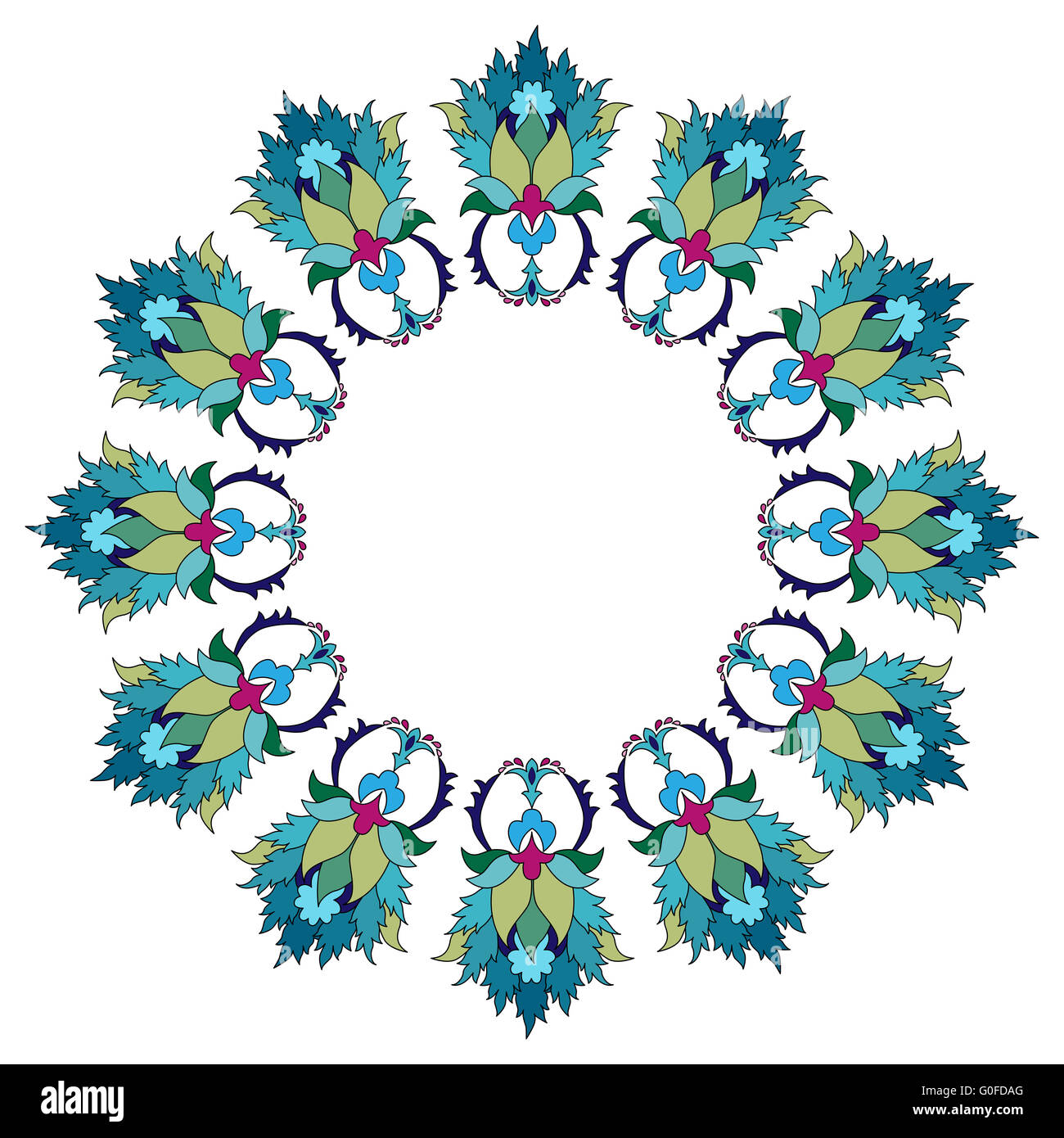 Antique Ottoman borders and frames series thirty five Stock Photo - Alamy