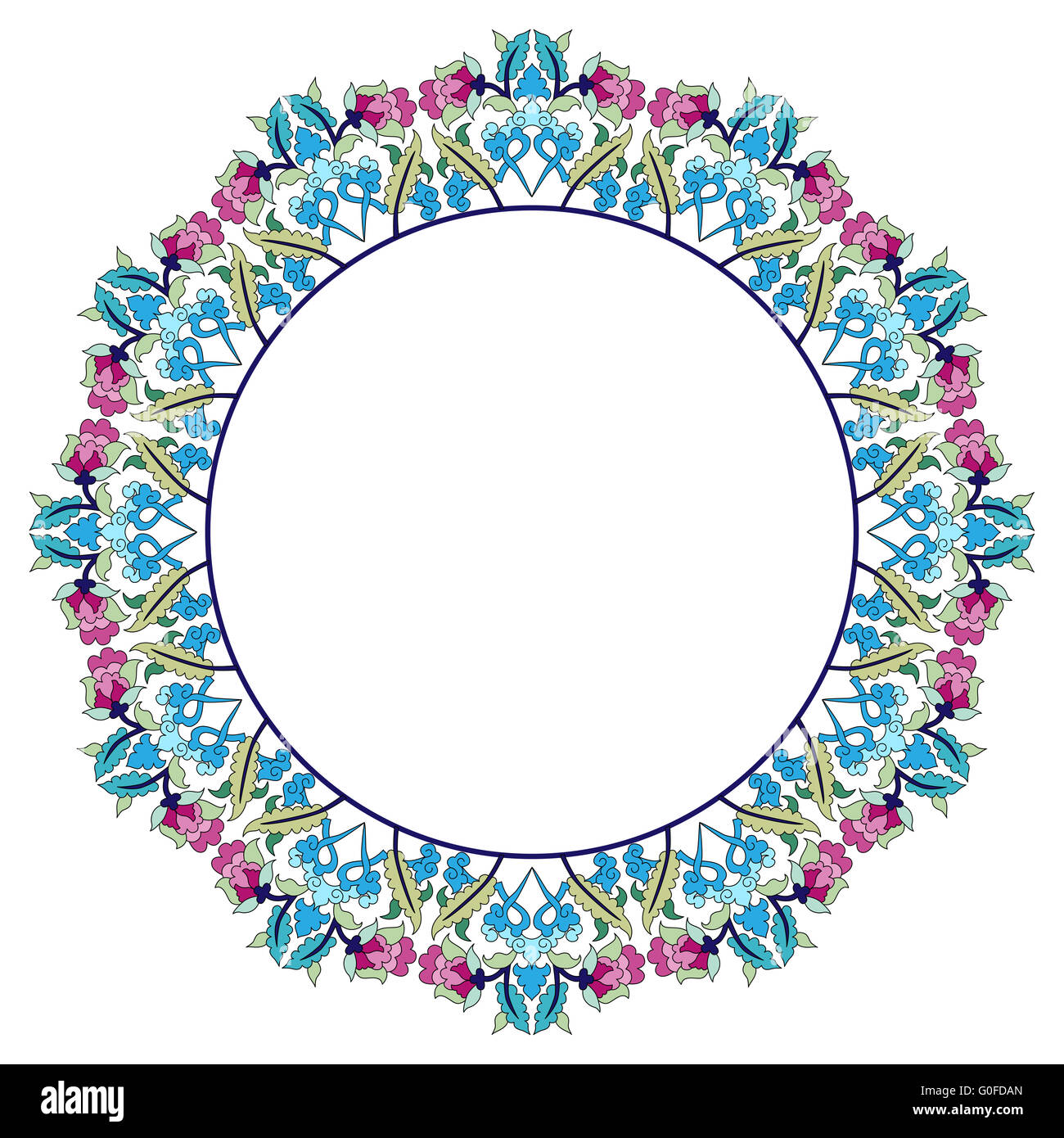 Antique Ottoman borders and frames series thirty three Stock Photo - Alamy