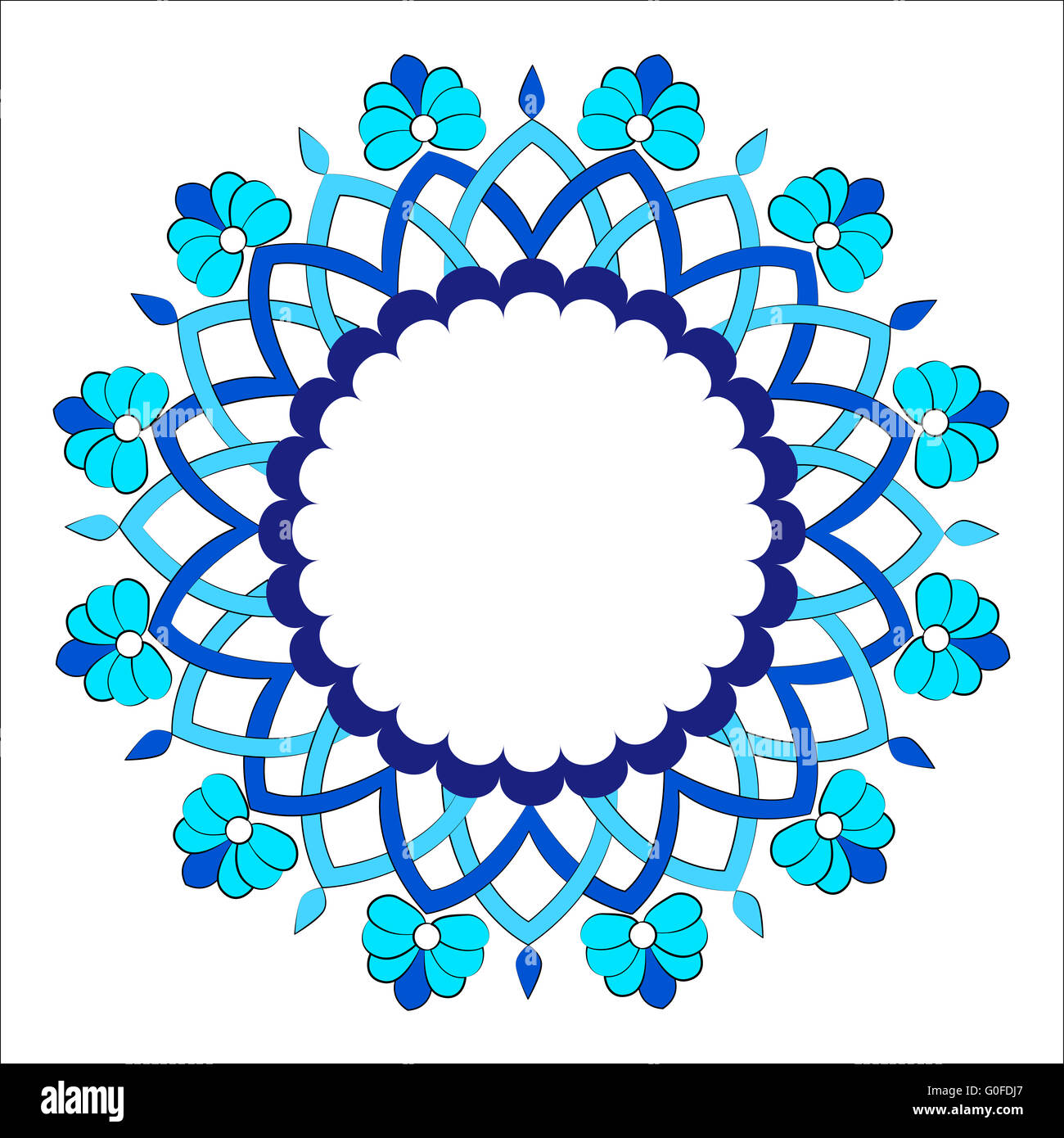 Antique ottoman turkish pattern vector design sixteen Stock Photo - Alamy