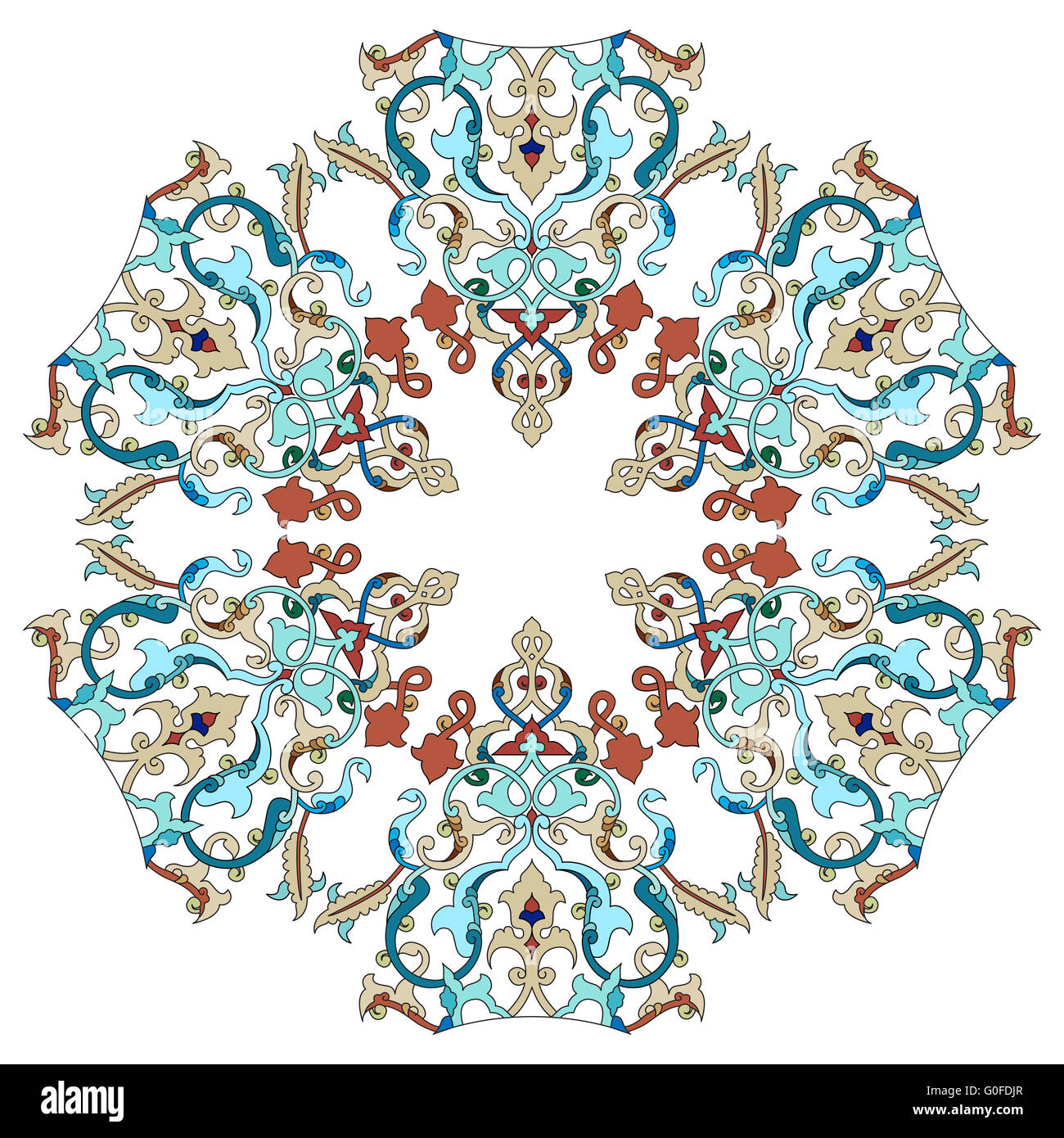 Vector illustration islamic art frame Cut Out Stock Images & Pictures ...