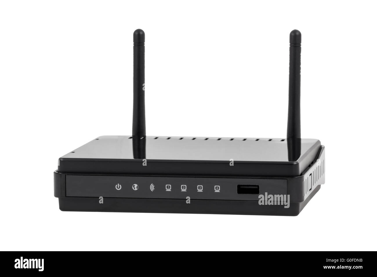 Electronic collection - black wireless internet network wi-fi router ...