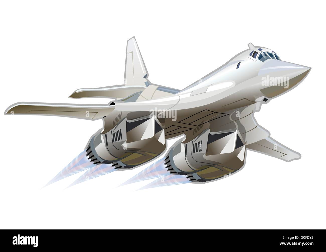 Cartoon Military Airplane Stock Photo - Alamy