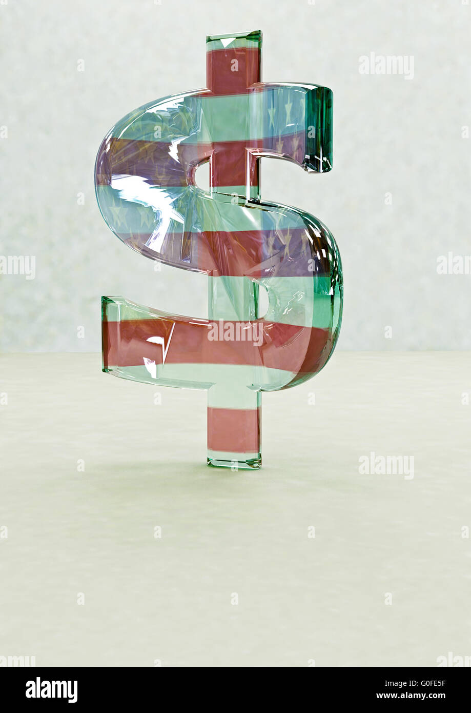 Big three dimensional dollar hi-res stock photography and images - Alamy