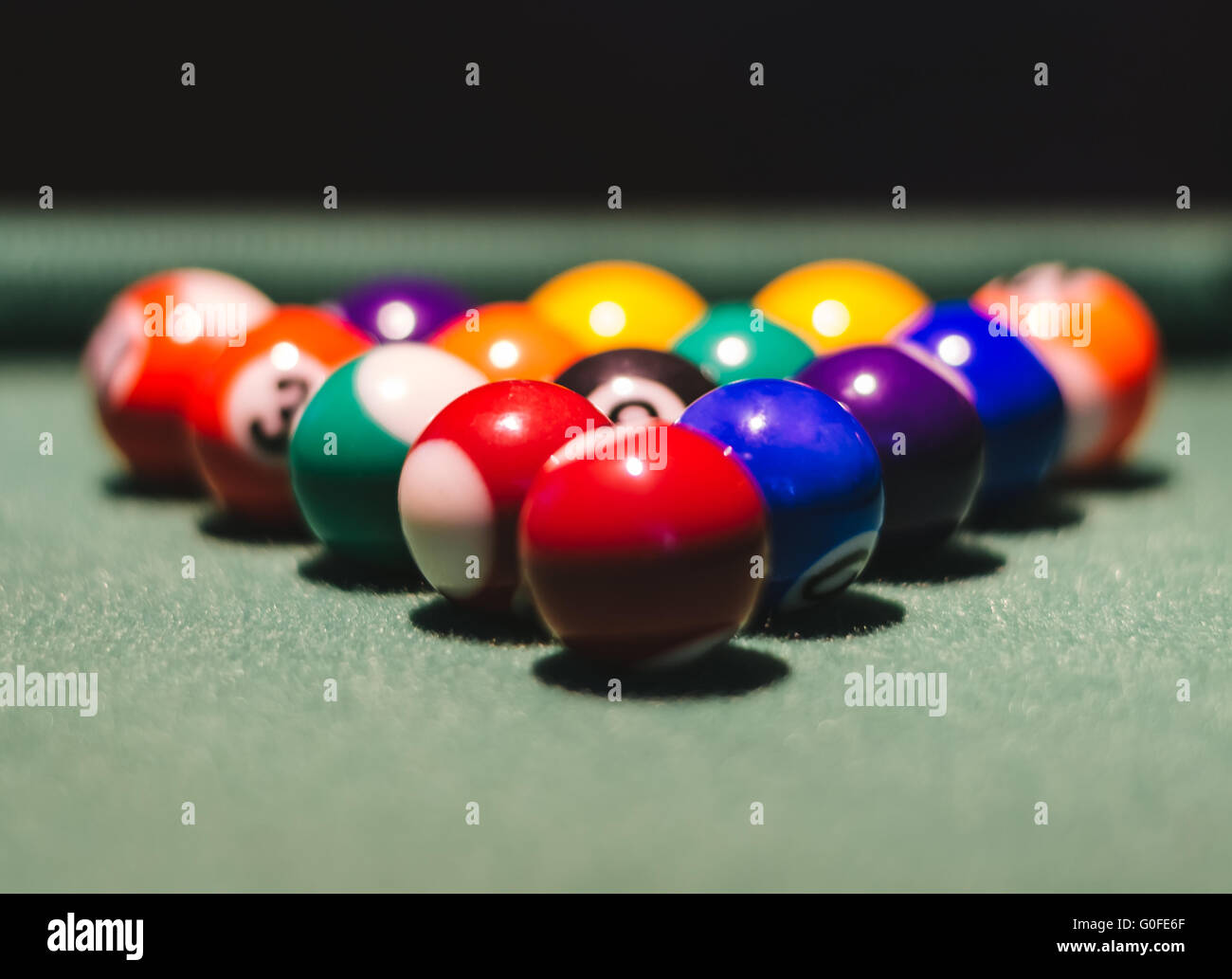 Round billiards hi-res stock photography and images - Alamy