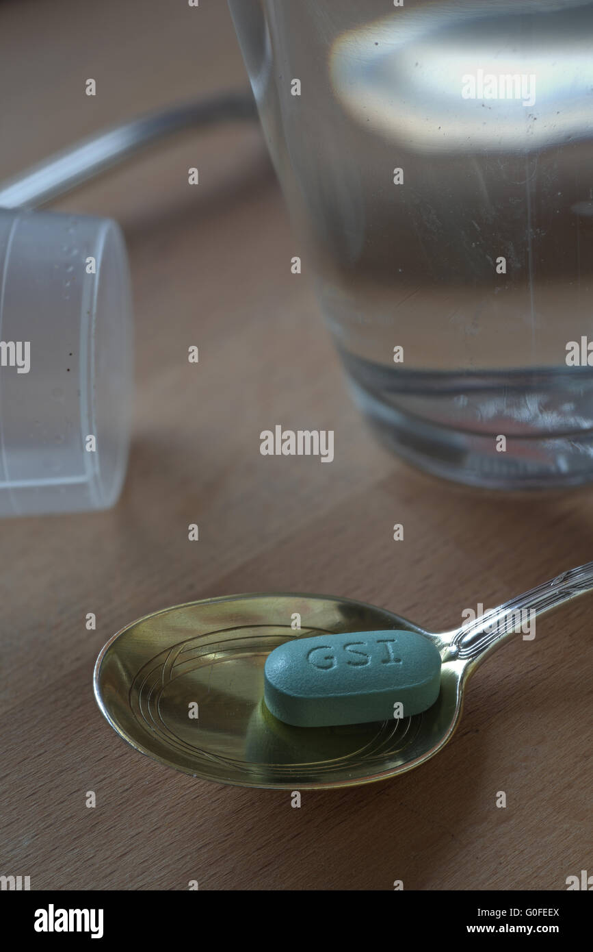 HIV, Modern Combination Therapy in One Tablet Daily Stock Photo - Alamy