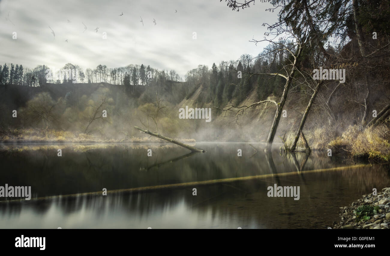 mystic on water Stock Photo - Alamy