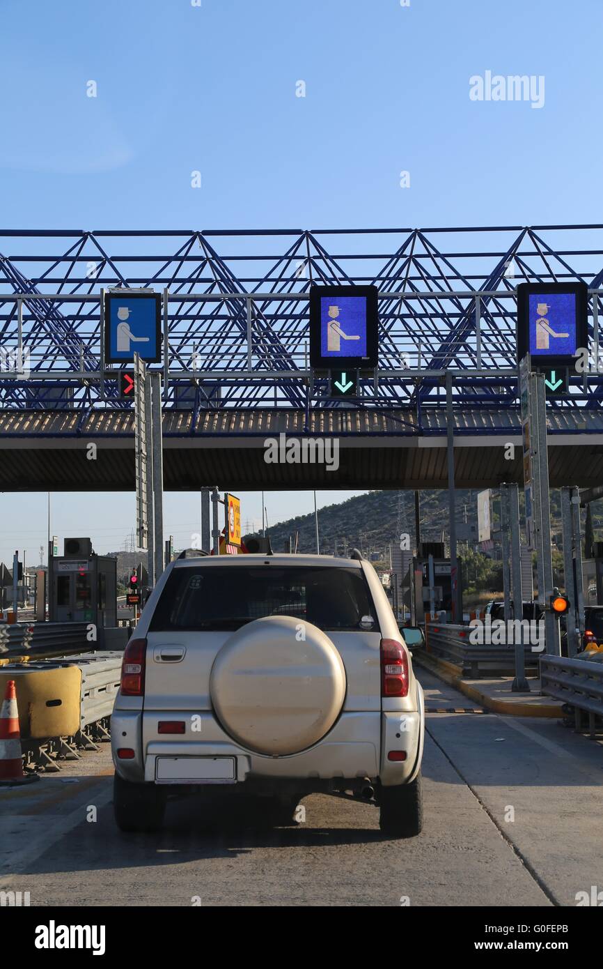 Highway tollbooth hi-res stock photography and images - Alamy
