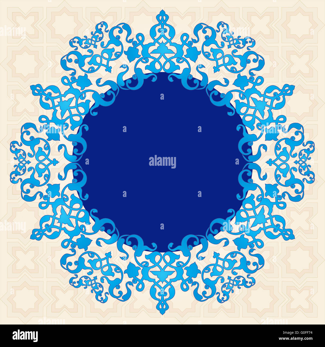 Antique Ottoman borders and frames series sixty eight Stock Photo - Alamy