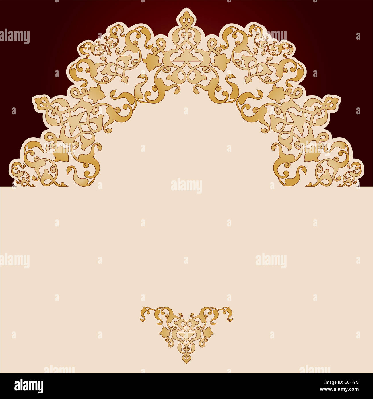 Antique Ottoman borders and frames series sixty six Stock Photo - Alamy