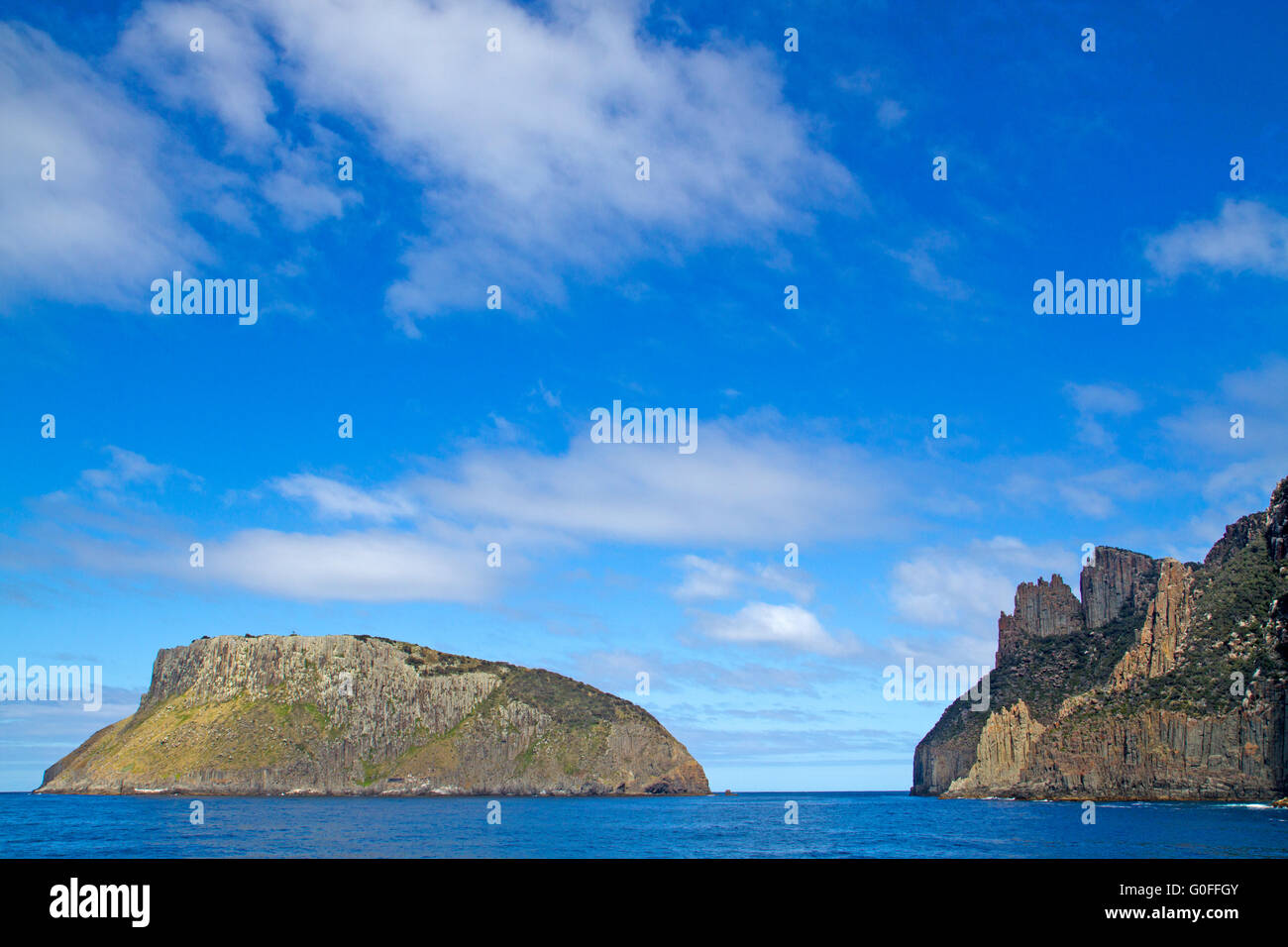 Cape Pillar and Tasman Island Stock Photo - Alamy
