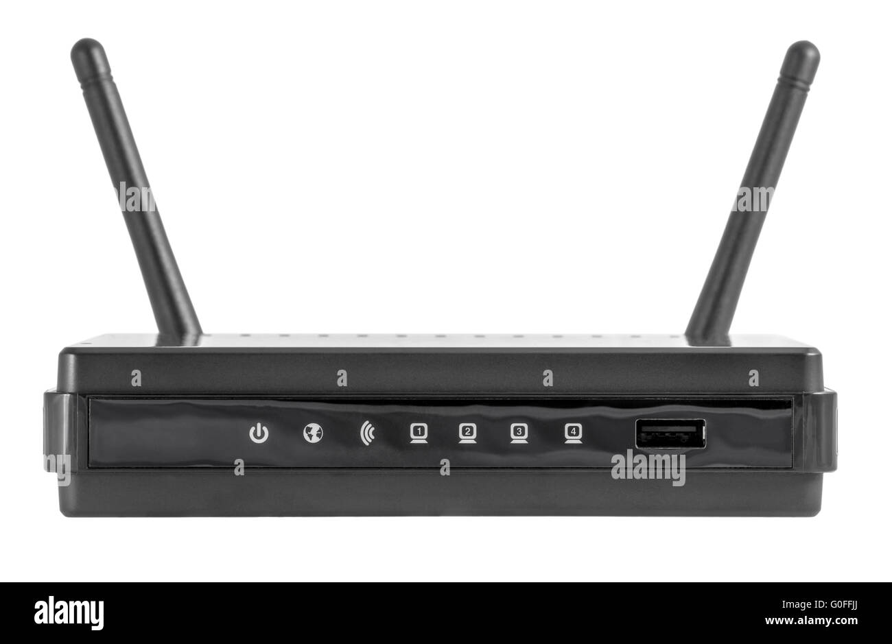 Electronic collection - black wireless internet network wi-fi router ...