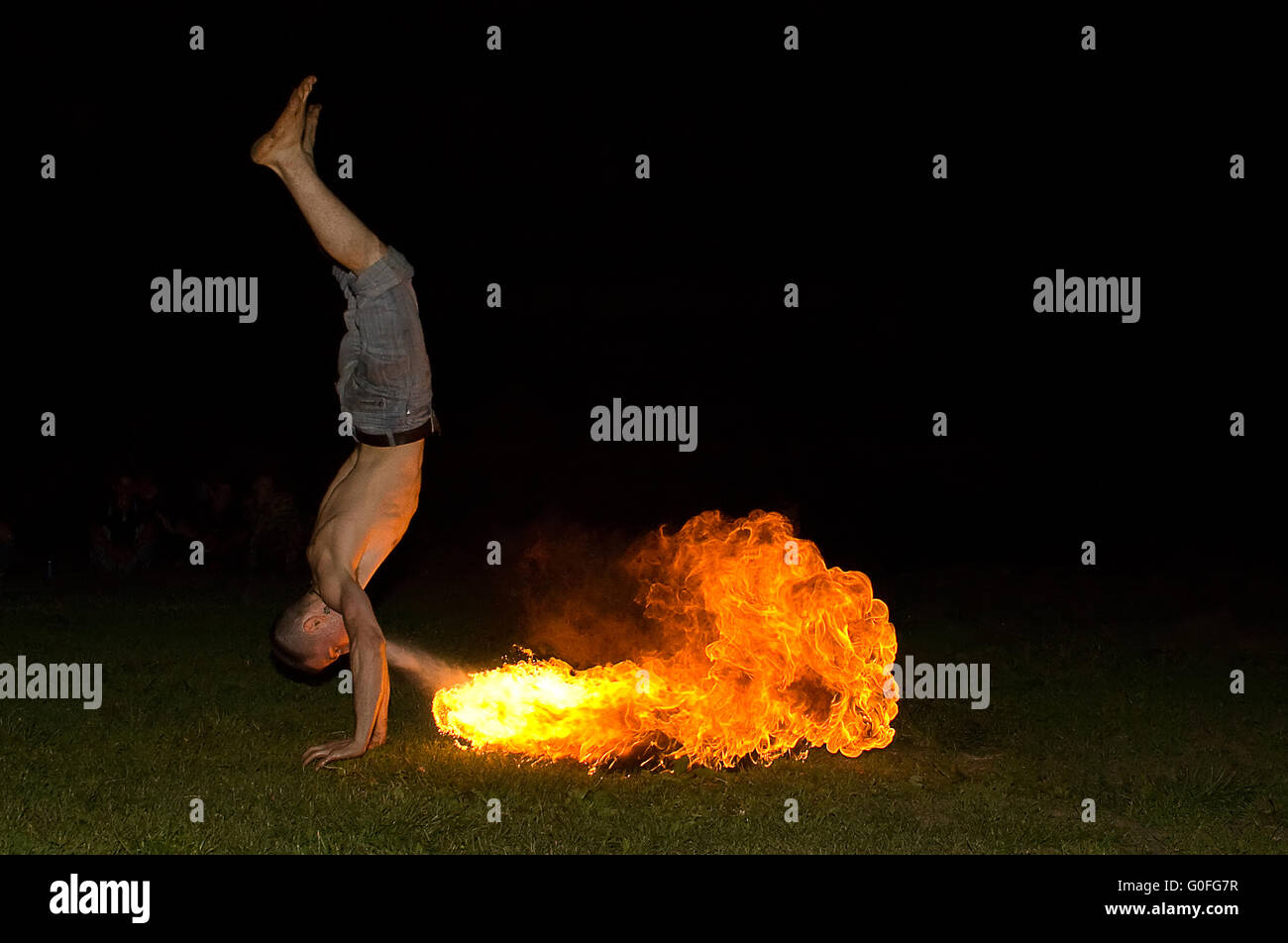 The Dragon. Fire representation fakir Stock Photo - Alamy