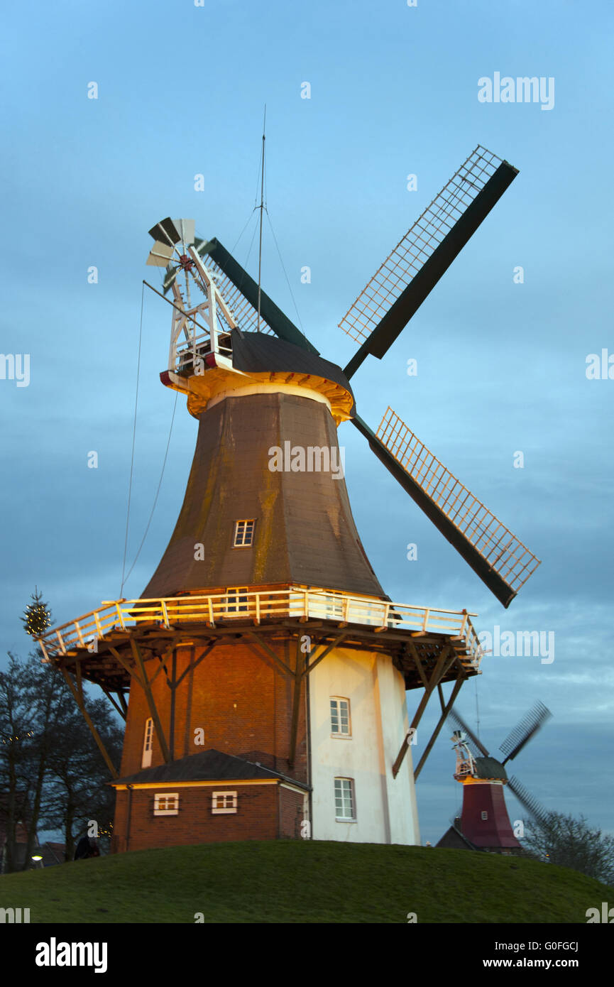 Ostfriesland windmill hi-res stock photography and images - Alamy
