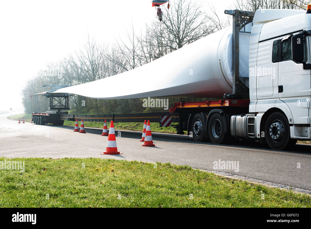 Renewable Energy heavy Transport Stock Photo - Alamy