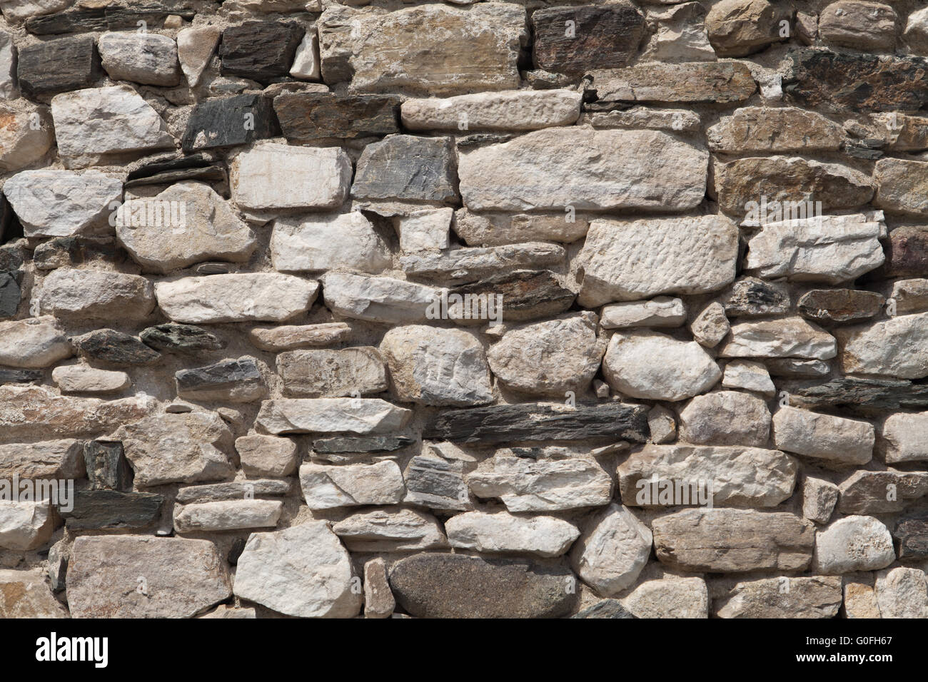 Old weathered stone wall for background Stock Photo - Alamy