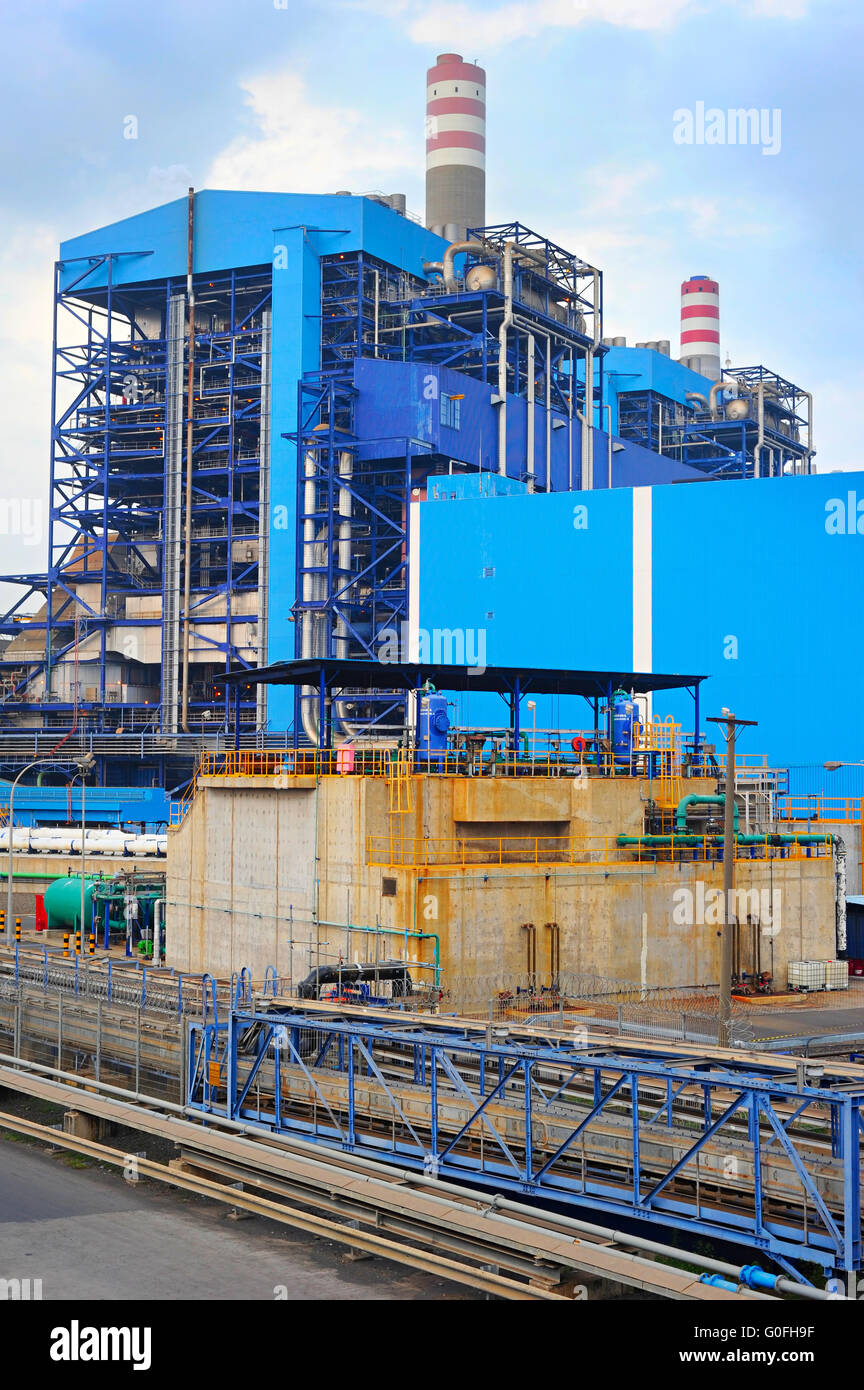 Indonesia power plant Stock Photo - Alamy