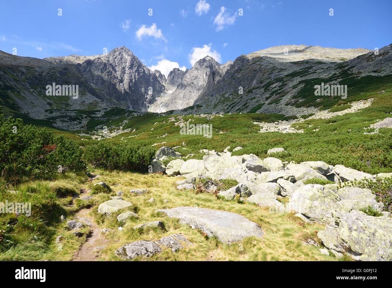 Tatra Mountains Slovakia with rocks Stock Photo - Alamy