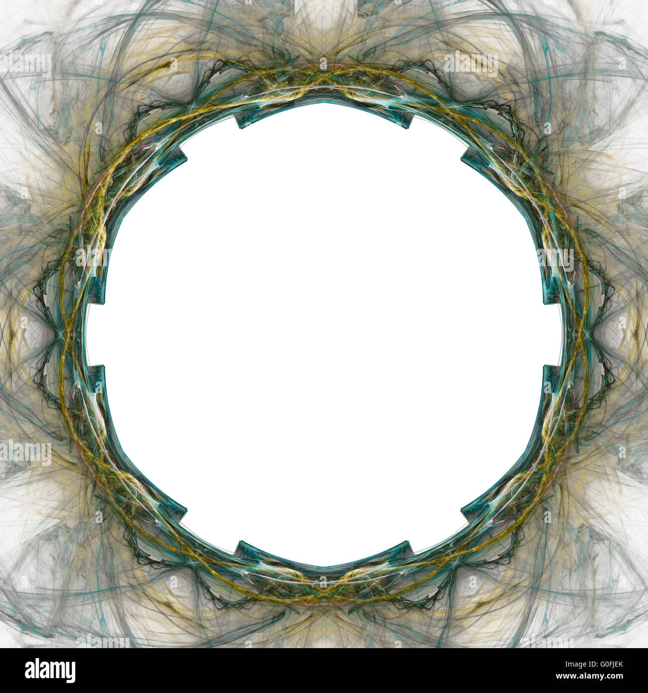 Snowflake with open space Stock Photo - Alamy