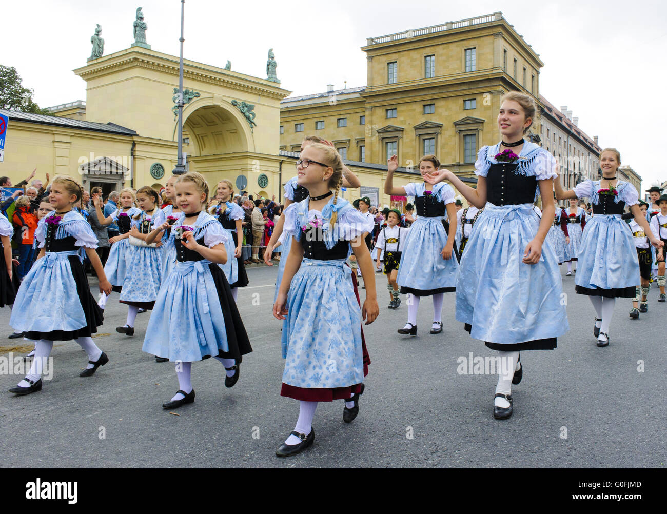 opening parade of Oktoberfest in Munich Stock Photo - Alamy
