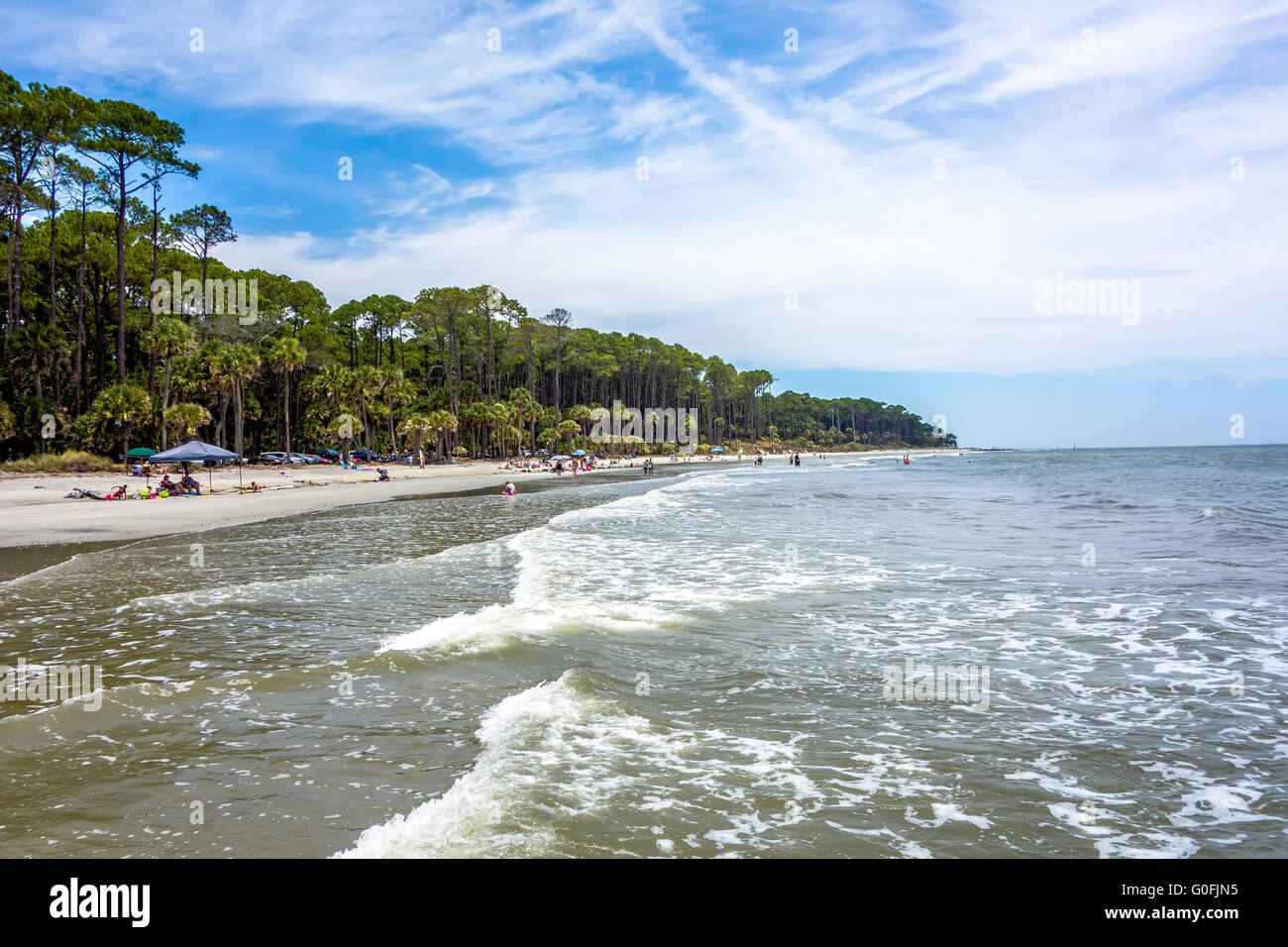 nature scenes around hunting island south carolina Stock Photo - Alamy