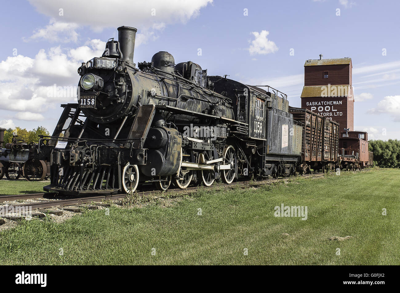 Antique Steam Locomotive Stock Photo - Alamy