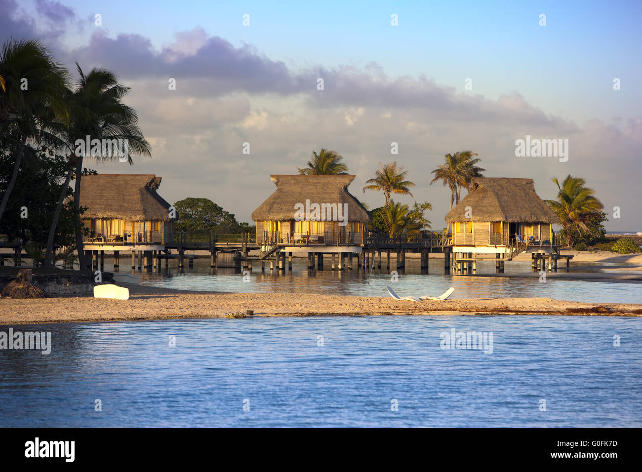 view of the ocean and the house on water Stock Photo - Alamy