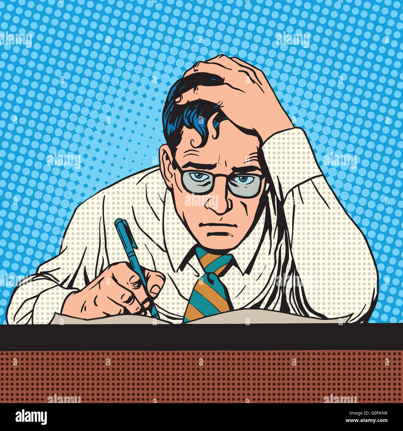 Dissertation cartoon hi-res stock photography and images - Alamy