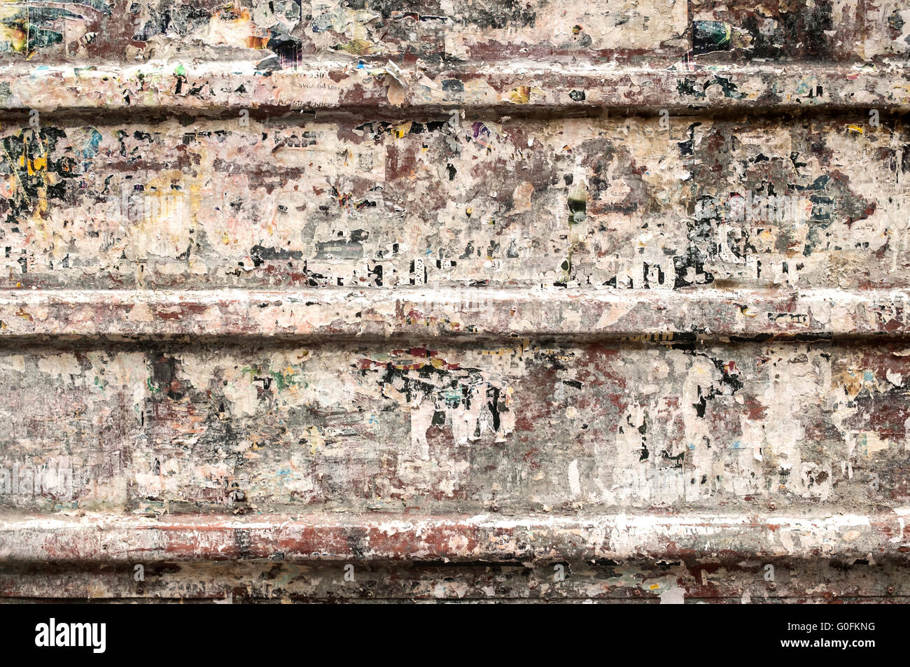 Metal grunge panel of corrugated steel Stock Photo - Alamy