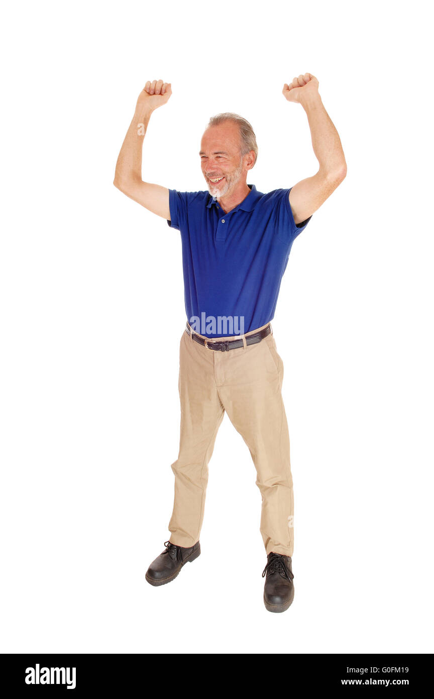 Male middle aged glasses shirt Cut Out Stock Images & Pictures - Alamy