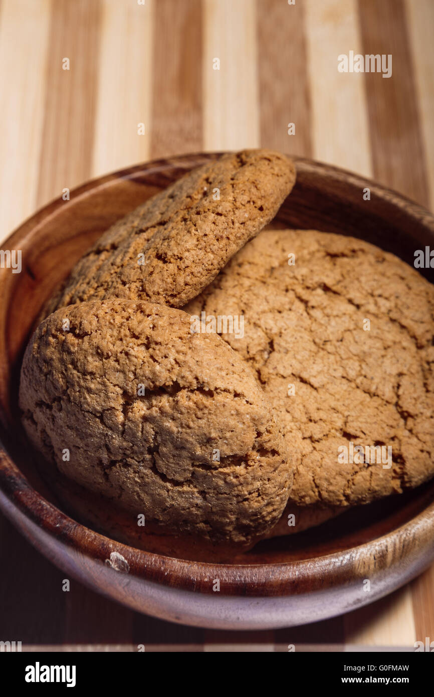 Oatmeal cookies texture close up hi-res stock photography and images ...