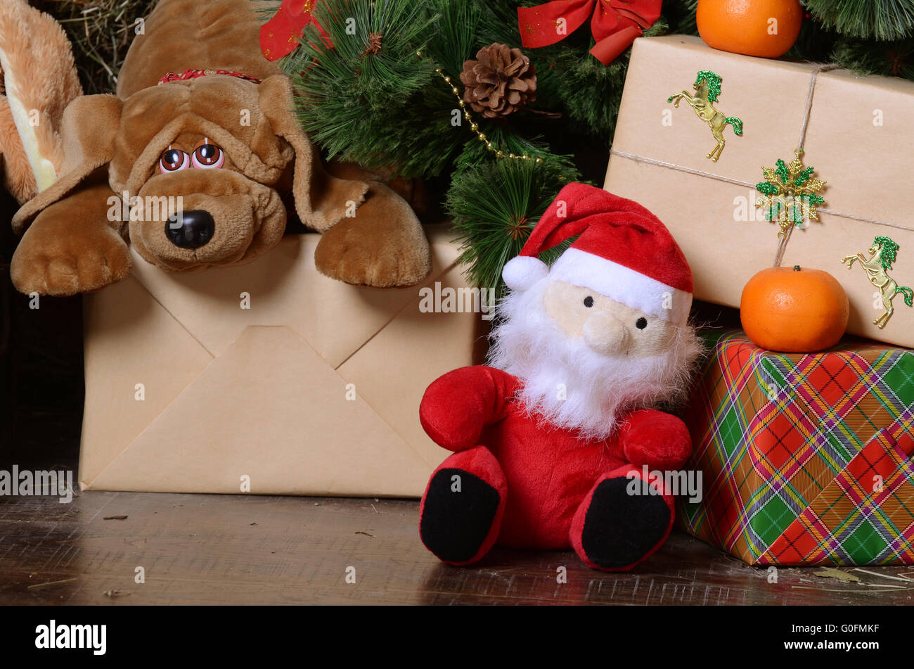 Santa puppet decoration hi-res stock photography and images - Alamy