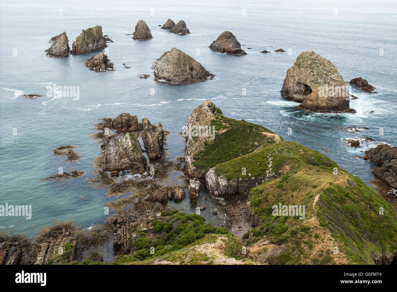 Nugget Point, New Zealand coast Stock Photo - Alamy