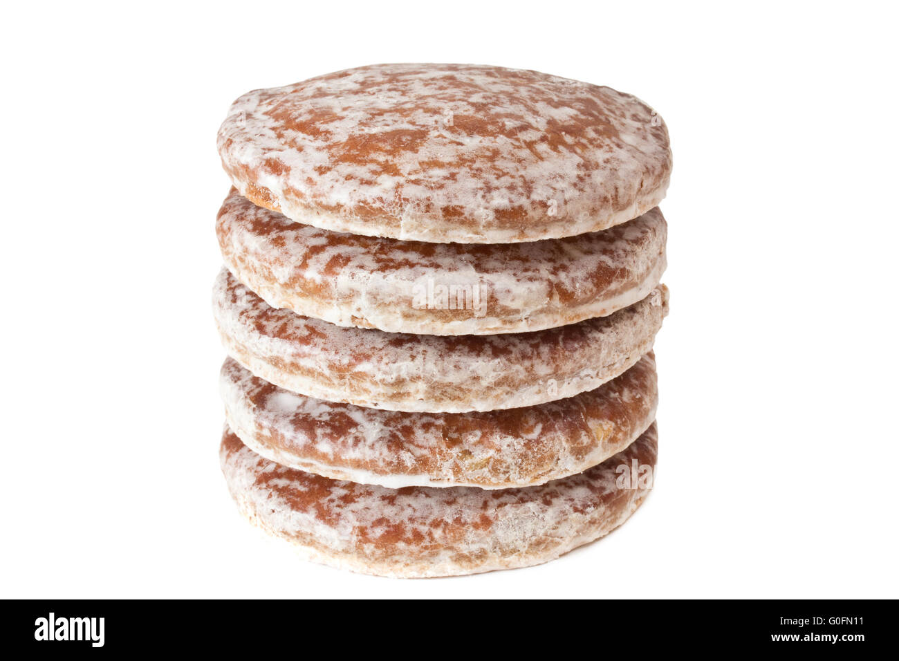 Stack of gingerbread Stock Photo - Alamy