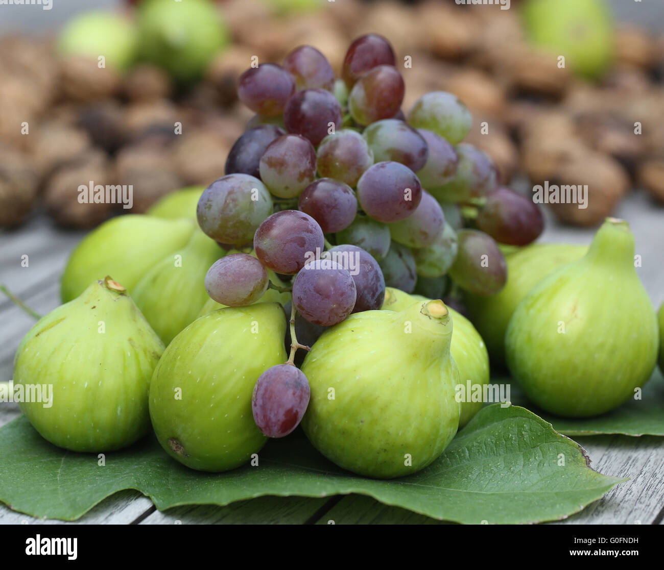 Figs and Grapes Stock Photo - Alamy