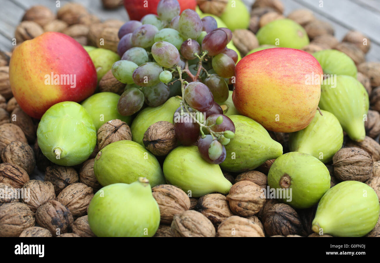 Fruits in Autumn Stock Photo - Alamy
