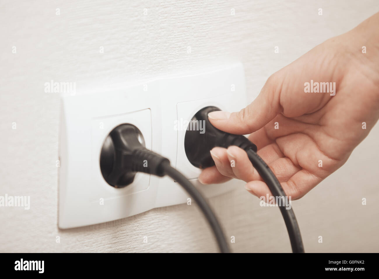 Plug in socket hi-res stock photography and images - Alamy