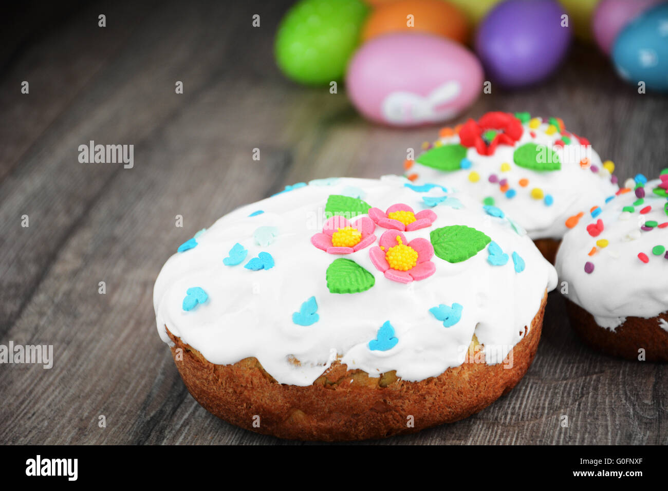 Sweet easter cake Stock Photo - Alamy