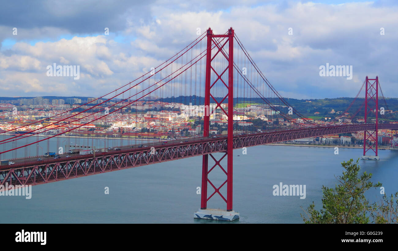 The Tagus River and the Bridge of April 25th are two of the most ...