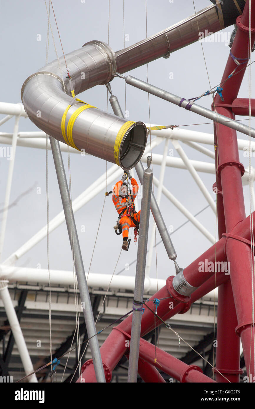 Arcelormittal orbit slide hi-res stock photography and images - Alamy