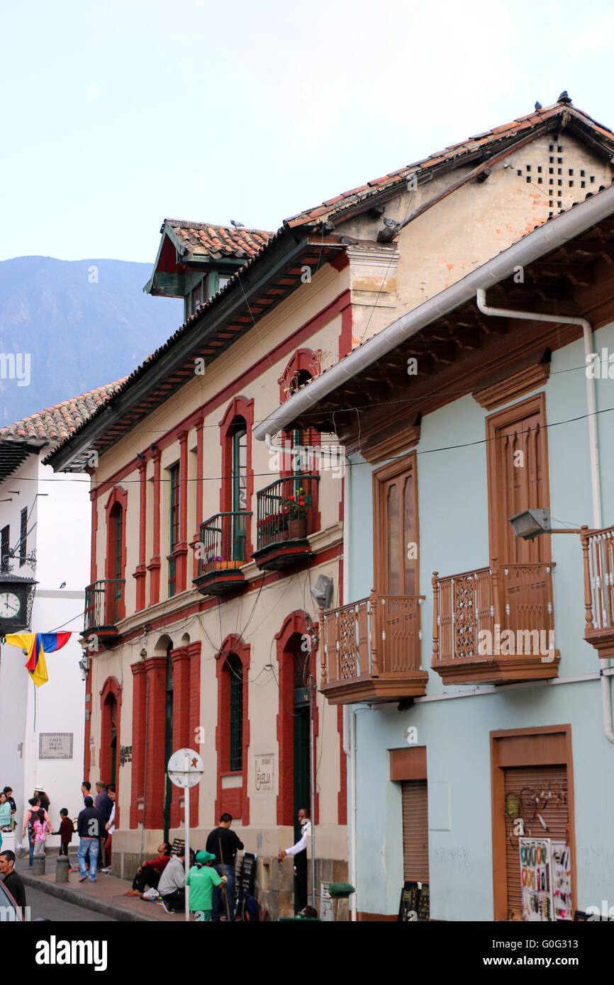Views from La Candelaria, historical center, Bogota, Colombia Stock ...