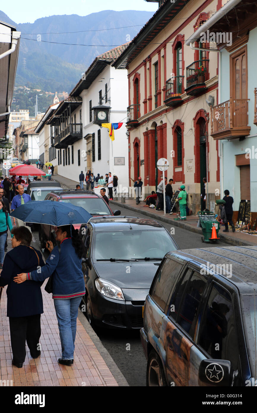 Views from La Candelaria, historical center, Bogota, Colombia Stock ...