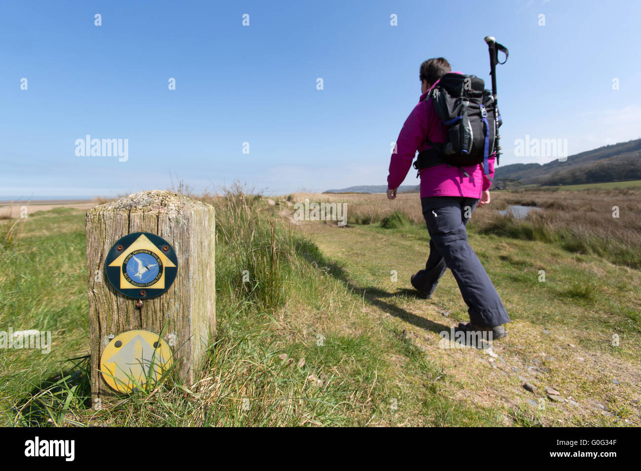 The Wales and Anglesey Coastal Path, Wales. An Anglesey Coastal Path ...