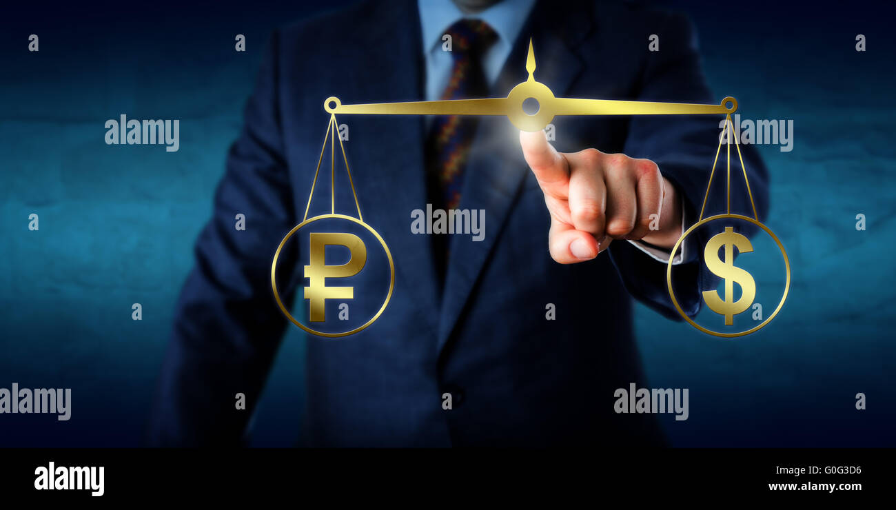 Russian ruble exchange rate hi-res stock photography and images - Alamy