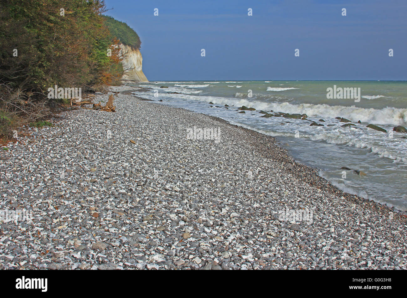 White cliffs of Rugen Island, Germany Stock Photo - Alamy