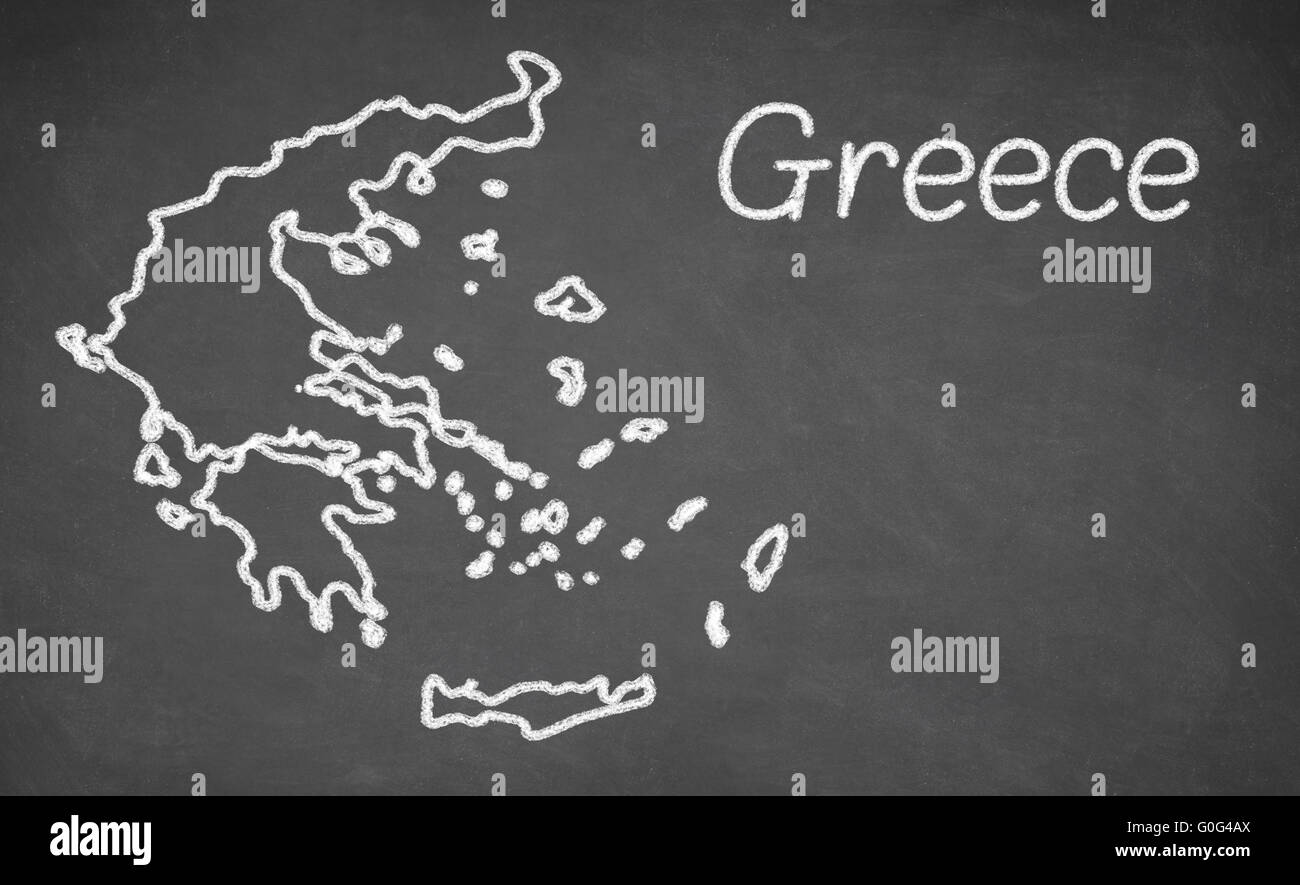 Vintage Map Of Greece High Resolution Stock Photography and Images - Alamy