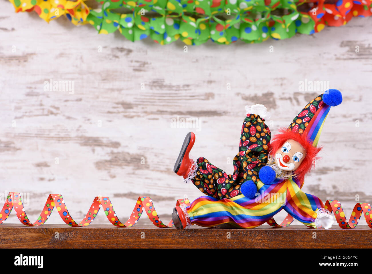 funny clown at carnival Stock Photo - Alamy